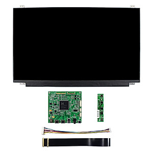 VSDISPLAY 15.6" 4K 15.6 inch NV156QUM-N44 3840X2160 IPS LCD Screen with 2 HD-MI Mini+DP LCD Controller Driver Board
