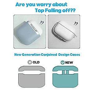 Compatible Airpods Pro 2nd Generation Case Clear,Soft Transparent Conected Protective Airpods Pro 2 Case Cover,Shockproof iPods Pro 2 Case Thin Skin for Women Men