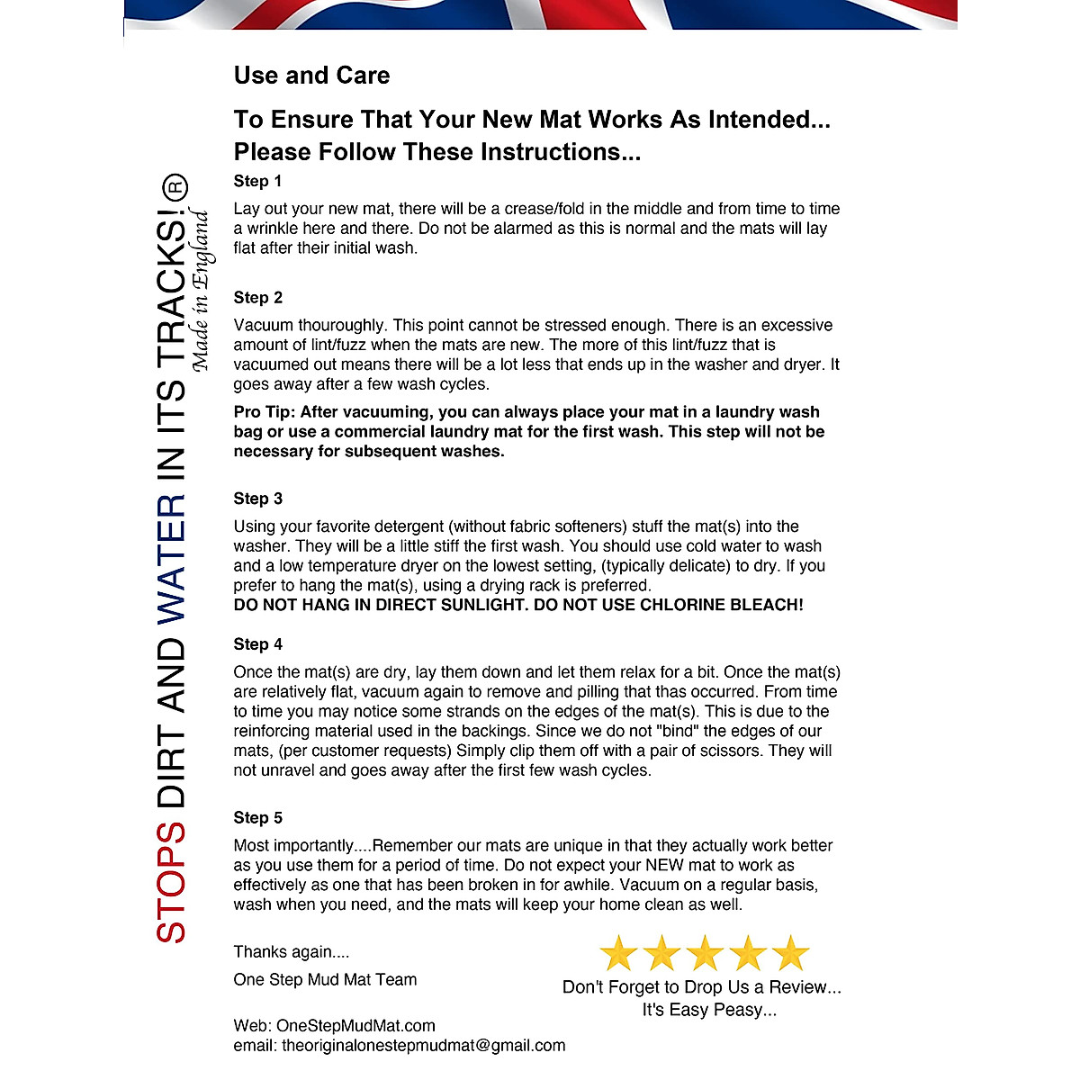 one Step mud mat one Step mud mat one Step mud mat one Step mud mat One Step mud mat (Large, Red)