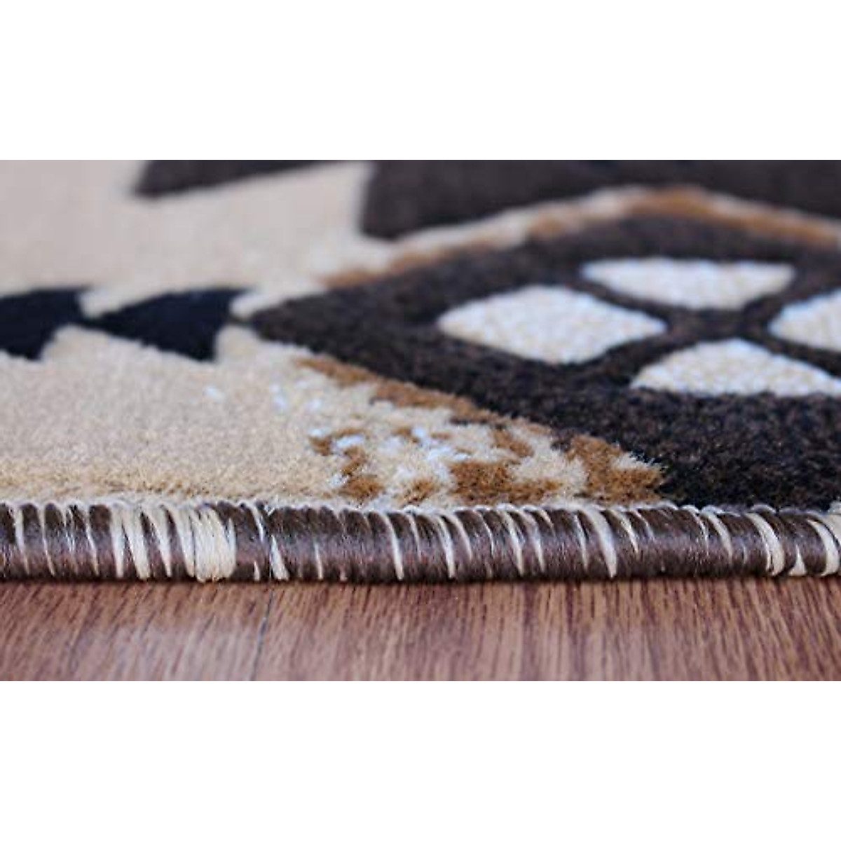 South West Native American Door Mat Area Rug Design C318 Berber 24 In. X 40 In.
