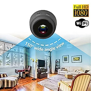 New Mini Hidden Wireless WiFi Camera HD 1080P Home and Office Security Cameras with Audio and Video by FDM Live Feed Covert Baby Nanny Cam with Cell Phone App with Night Vision and Motion Detection