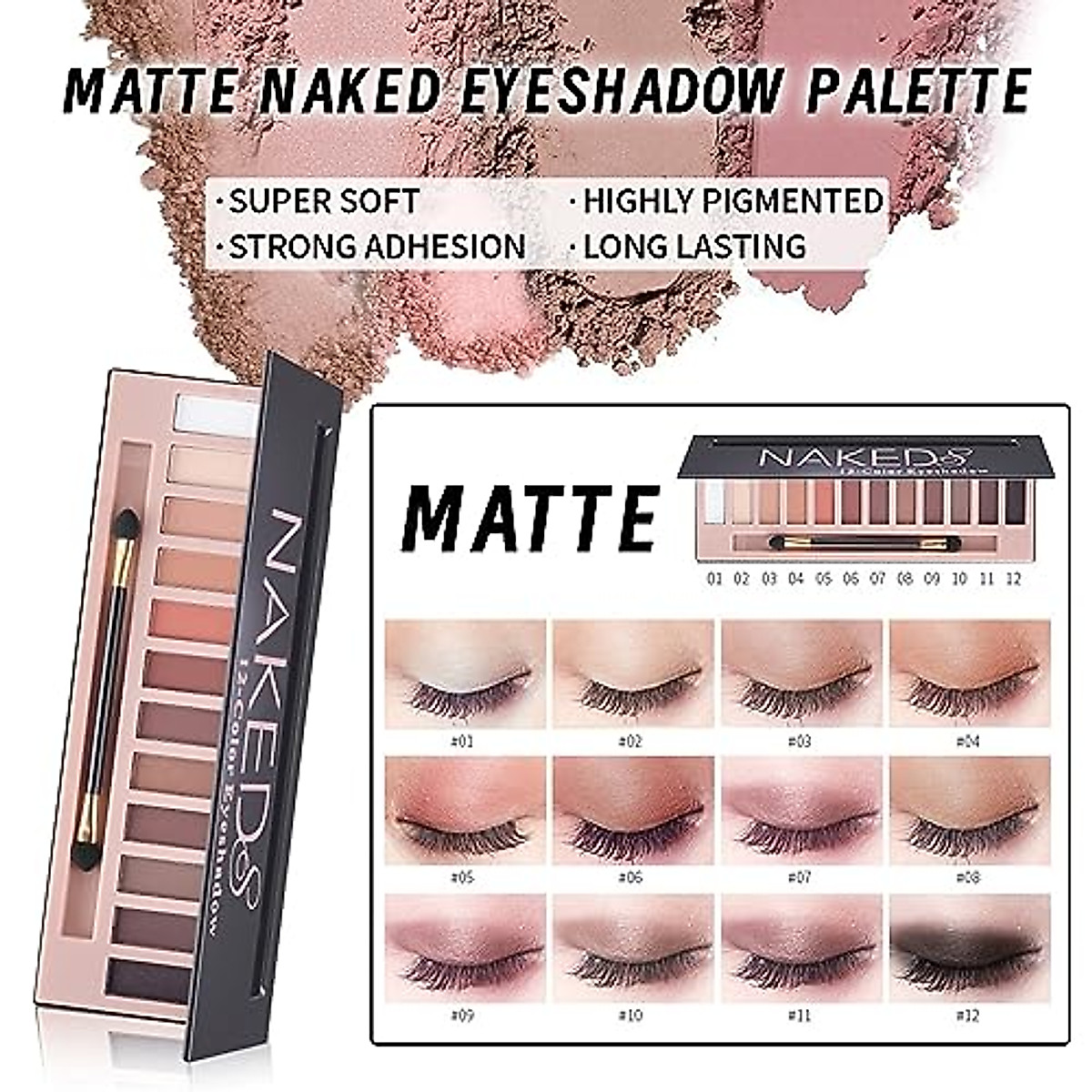 YBUETE Makeup Kit, Makeup Set for Women, Makeup Gift for Women Teen Girl, Eyeshadow Foundation CC Cream Face Primer, Makeup Brush Sponge, Lipstick, Eyebrow Soap Pencil Mascara Eyeliner Cosmetic bag
