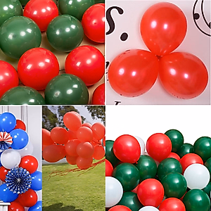 5 inch Red Party Balloons, 100 pcs Mini Red Latex Balloons for Birthday Wedding Baby Shower Decorations(Red)