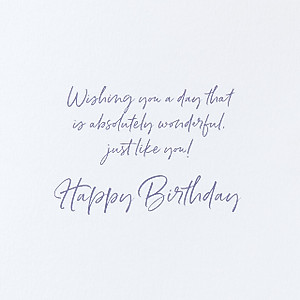 Papyrus Birthday Card (Absolutely Wonderful)