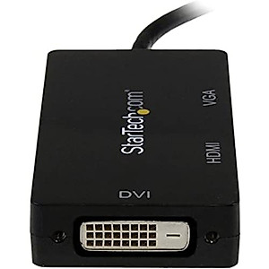 StarTech.com 3 in 1 Mini DisplayPort Adapter - 1080p - Mini DP / Thunderbolt to HDMI / VGA / DVI Splitter for Your Monitor (MDP2VGDVHD)