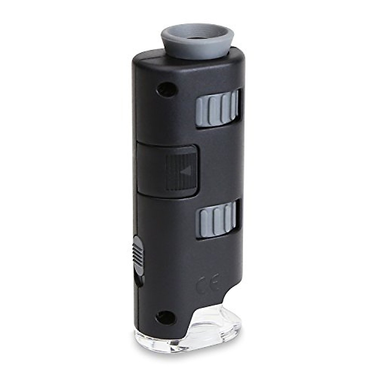 Carson 60x-75x MicroMax LED Lighted Pocket Microscope (MM-200) & MicroFlip 100x-250x LED and UV Lighted Pocket Microscope with Flip Down Slide Base and Smartphone Digiscoping Clip (MP-250)