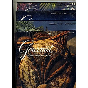 A Complete Set 12 Issues 1978 Gourmet The Magazine of Good Living