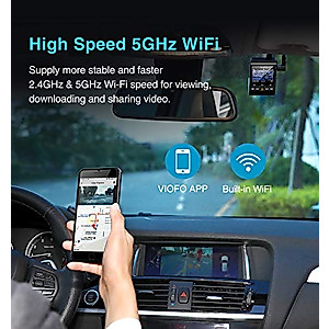 【Bundle: VIOFO A129 Pro with GPS + CPL】 VIOFO A129 Pro 4K Dash Cam 3840x2160P Ultra HD 4K Dash Camera Sony 8MP Sensor GPS Wi-Fi, Parking Mode, G-Sensor, Motion Detection, WDR, Loop Recording