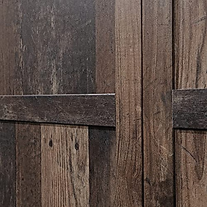 Sauder Miscellaneous Storage Wardrobe, L: 40.0" x W: 19.45" x H: 71.1", Reclaimed Pine Finish