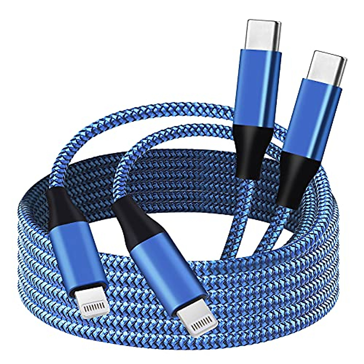 Fast Charger iPhone Cable,iPhone 14 Charger Fast Charging Cable [Apple MFi Certified] 2Pack 10FT iPhone Fast Charger,USBC to Lightning Cable for iPhone 14/14 Plus/13/12/11/Pro Max/MiNi/XS,iPad,AirPods