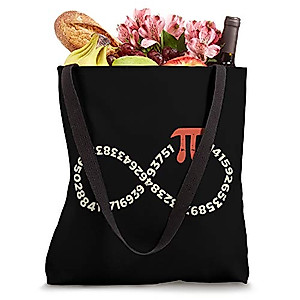 Funny Pi Day Infinity Symbol Math Geek Infinite Sign Tote Bag