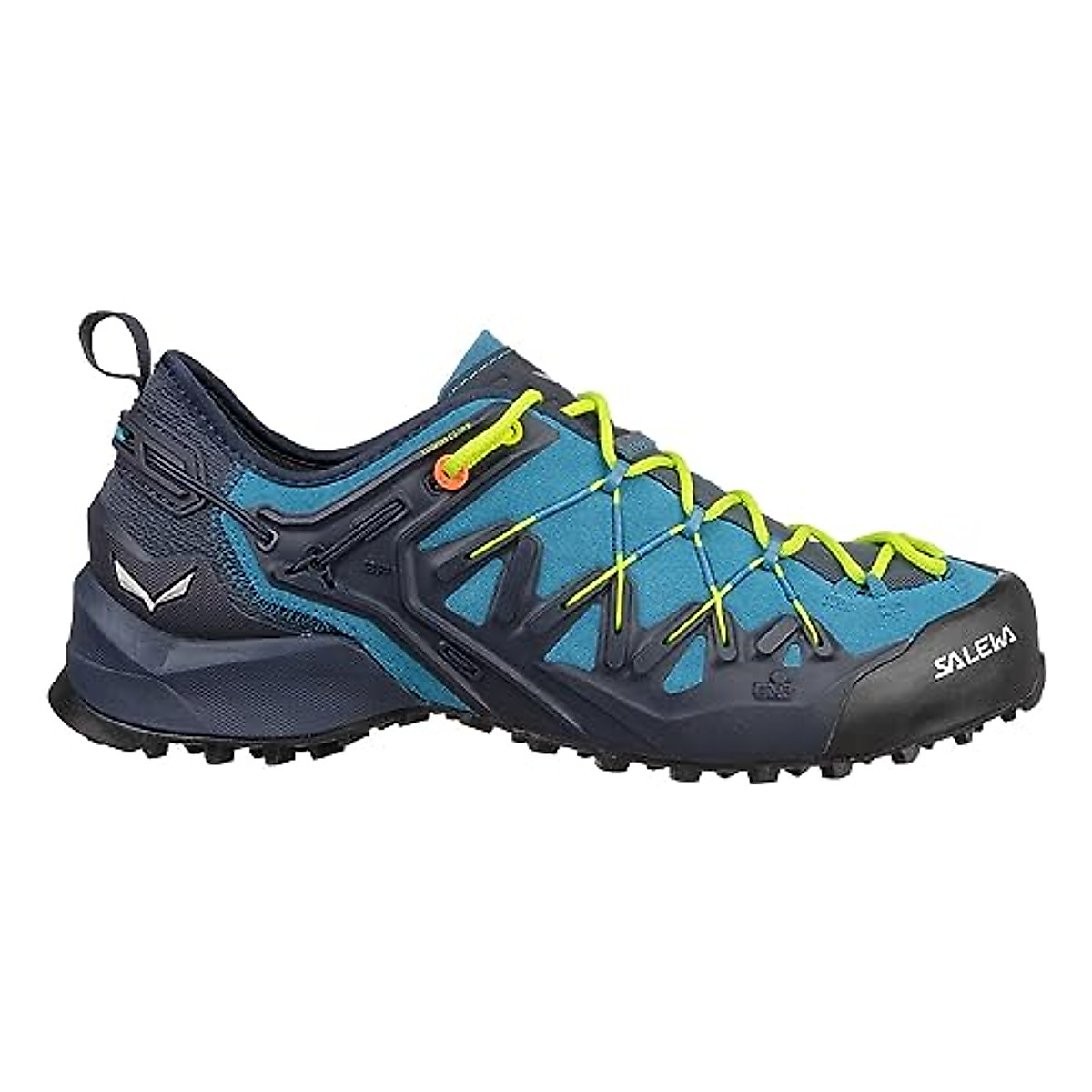 Salewa Wildfire Edge Approach Shoe - Men's Premium Navy/Fluo Yellow 11.5