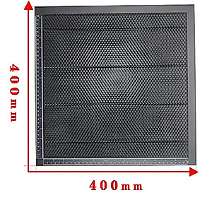 Simhevn Honeycomb Working Table 330x330x22m(12.99x12.99x0.87''), Laser Cutting Honeycomb Laser Bed for CO2 or Diode Laser Engraver Cutting Machine, Laser Engraver Accessories, Smooth Edge Cutting