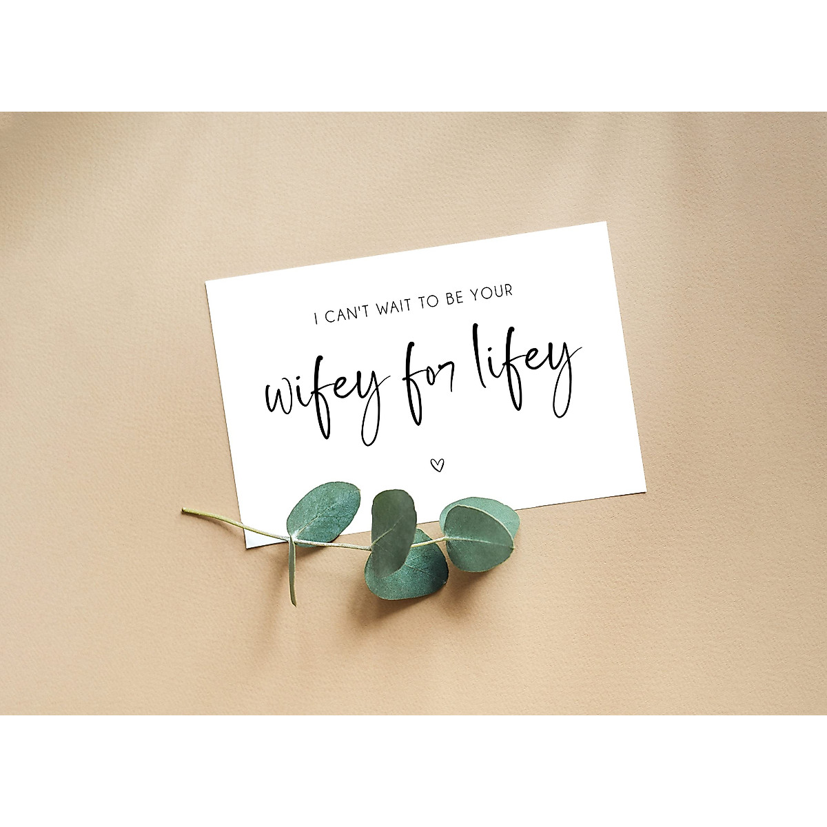 Emily gift I Cant Wait To Be Your Wifey For Lifey Wedding Day Card From Bride For Groom - Love Card