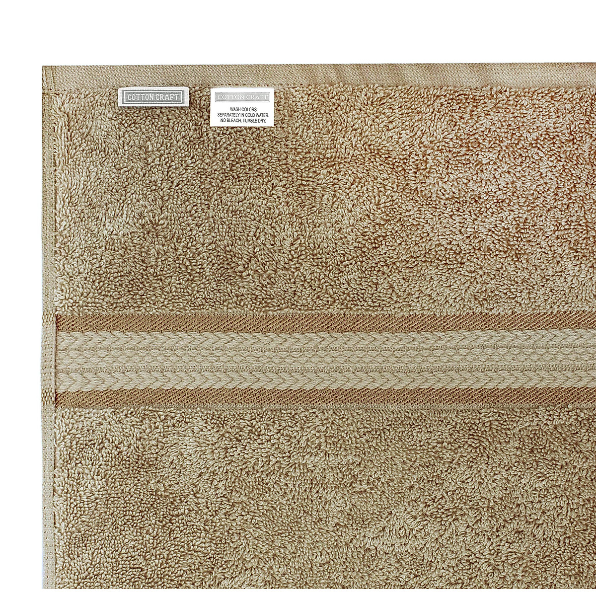 COTTON CRAFT Ultra Soft Oversized Bath Towels - 4 Pack Extra Large Bath Towel Set - 30x54 - Absorbent Everyday Luxury Hotel Spa Gym Shower Beach Pool Camp Travel Dorm - 100% Cotton - Easy Care - Linen