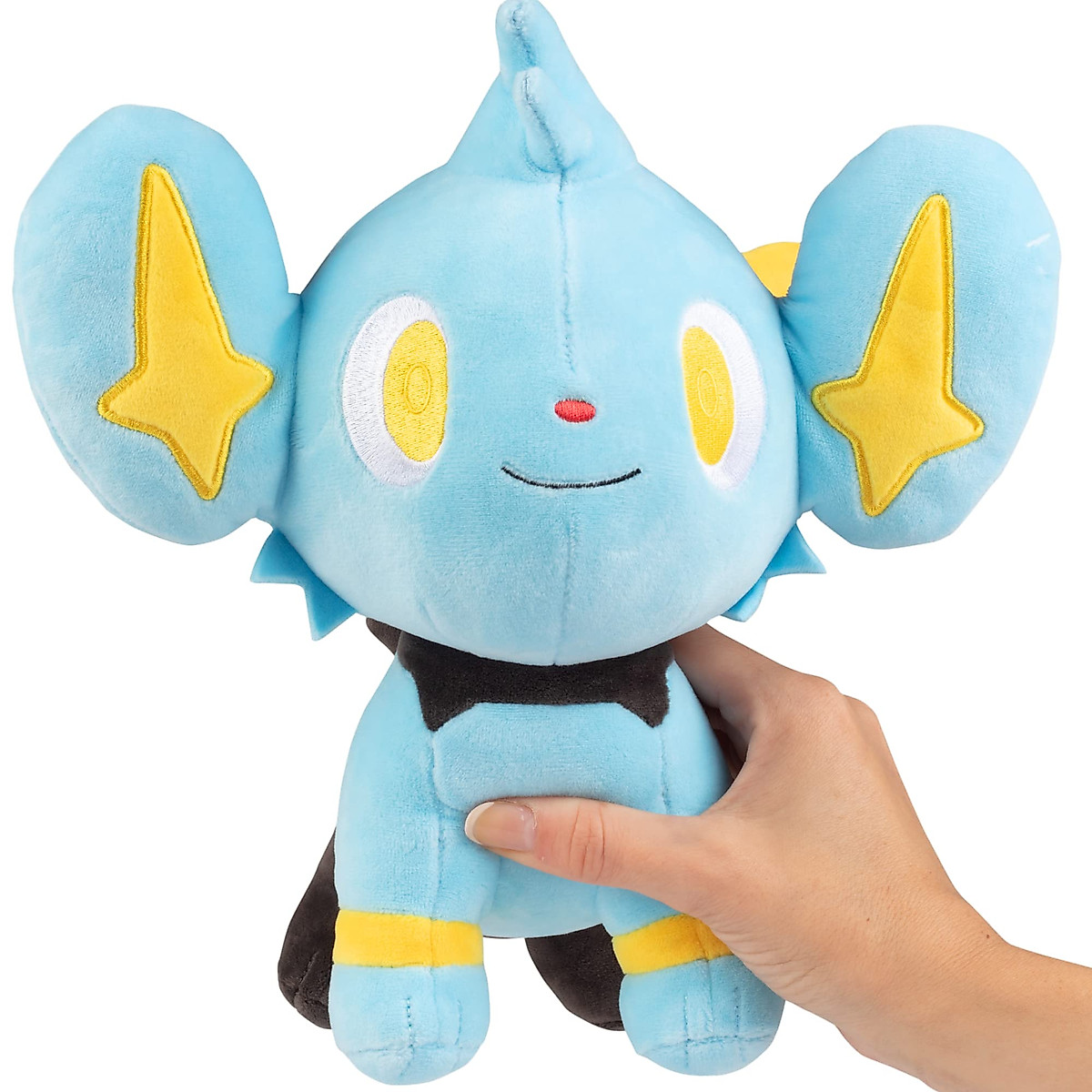 Pokemon 12" Large Shinx Plush - Officially Licensed - Scarlet & Violet - Authentic Stuffed Animal Toy Figure - Valentine's Day & Easter Basket Stuffer Gift for Kids, Boys, Girls - 2+