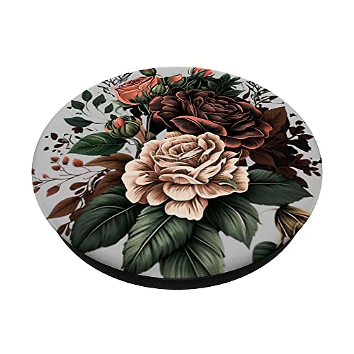Vintage Roses Flower Floral Illustration Blossom PopSockets Swappable PopGrip