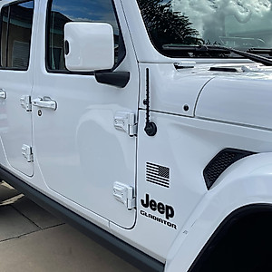 VOFONO 9 inch Antenna for 2007-2024 Jeep Wrangler Gladiator JL JK JT Unlimited Sport Rubicon Sahara Mojave Willys 4xe Wrangler Gladiator Accessories Car Radio Antenna Short Replacement