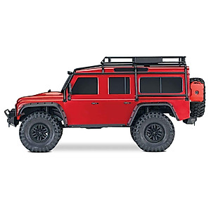 Traxxas 1/10 Scale TRX-4 Scale and Trail Crawler with 2.4GHz TQi Radio, Red
