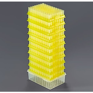 Biologix Lab Pipette Tips 1000 ul Refill Pack Low Retention Universal Tips Without Filters Sterile, Autoclavable, Case of 768, Made in 100,000 Cleanroom