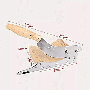 Radiused Biltong Slicer with Detachable Magnetic Tray