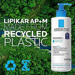 La Roche-Posay Lipikar Balm AP+ Intense Repair Body Lotion for Dry Skin, Body Cream with Shea Butter and Niacinamide, Moisturizer for Dry and Rough Skin, Sensitive Skin Safe, 13.52 Fl Oz (Pack of 1)