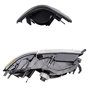 Brock Replacement Set Headlights with Corner Lamp and Tail Lights Smoked Back Up Lens