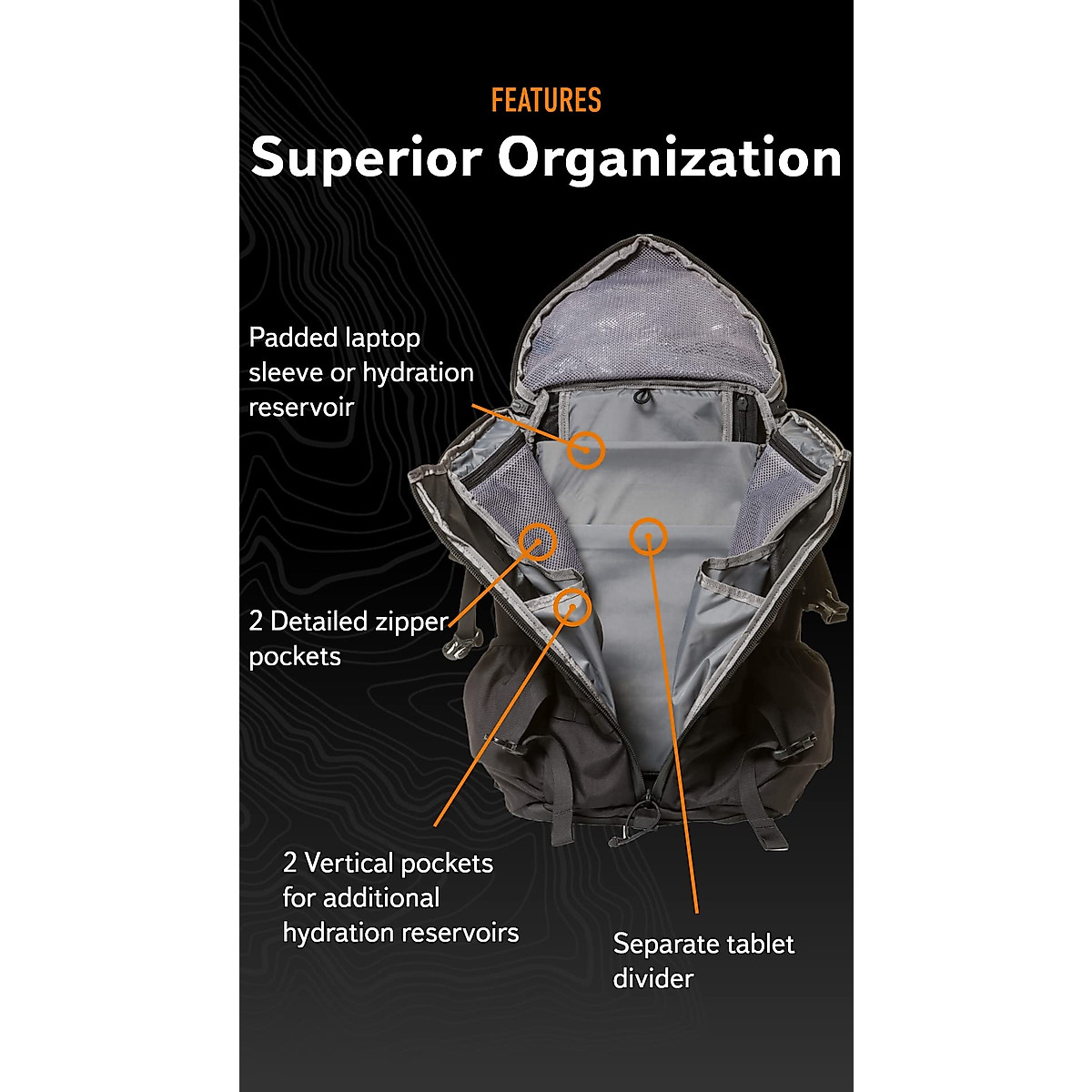 Mystery Ranch 2 Day Backpack - Tactical Daypack Molle Hiking Packs, Black, SM/MD