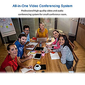 Tenveo Conference Room Camera Video conferencing System Bundle with Bluetooth Speaker for Business Meetings (3X Zoom VHD3U + A2000B)