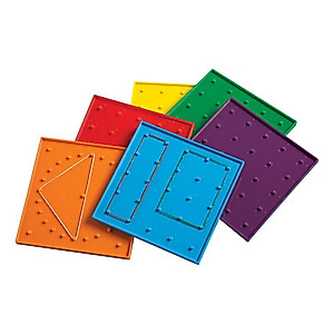 Didax Educational Resources Geoboard Group Set of 6 (2-430)
