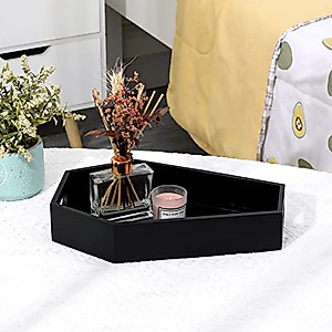 Coffin Tray/Shelf Wooden Serving Tray Coffin Shape Serving Tray,Spooky Gothic Home Decor-Halloween Creepy Goth Home Decor