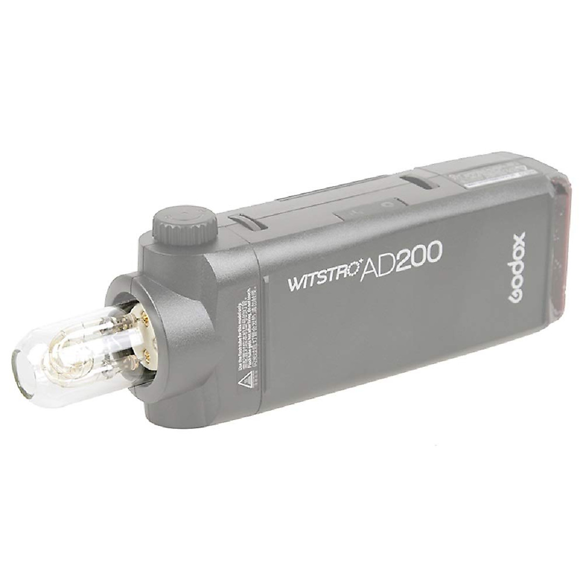 GODOX H200J Bare Bulb Flash Head with AD-FT200 200W Flash Bulb for Godox AD200 Pocket Flash (H200J+ AD-FT200)