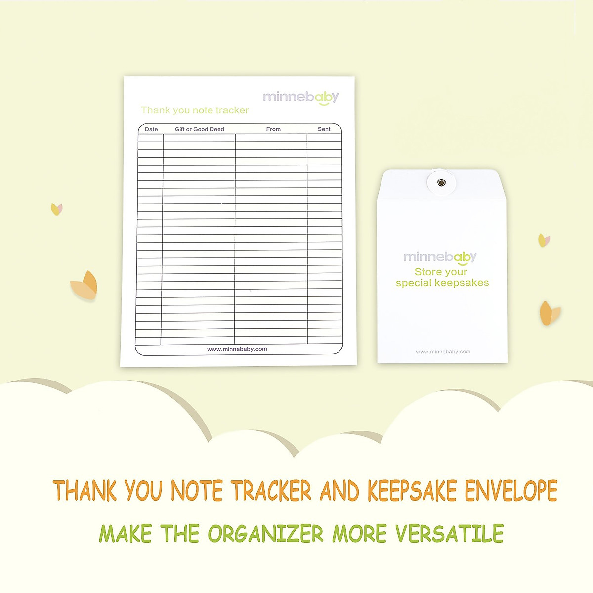 Baby Document Organizer, Baby Briefcase with 9 Folders