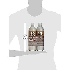 Tigi Bed Head B for Men Clean Up Kit By for Men - 2 Pc Kit 25.36 Oz Shampoo, 25.36 Oz Conditioner, 2count