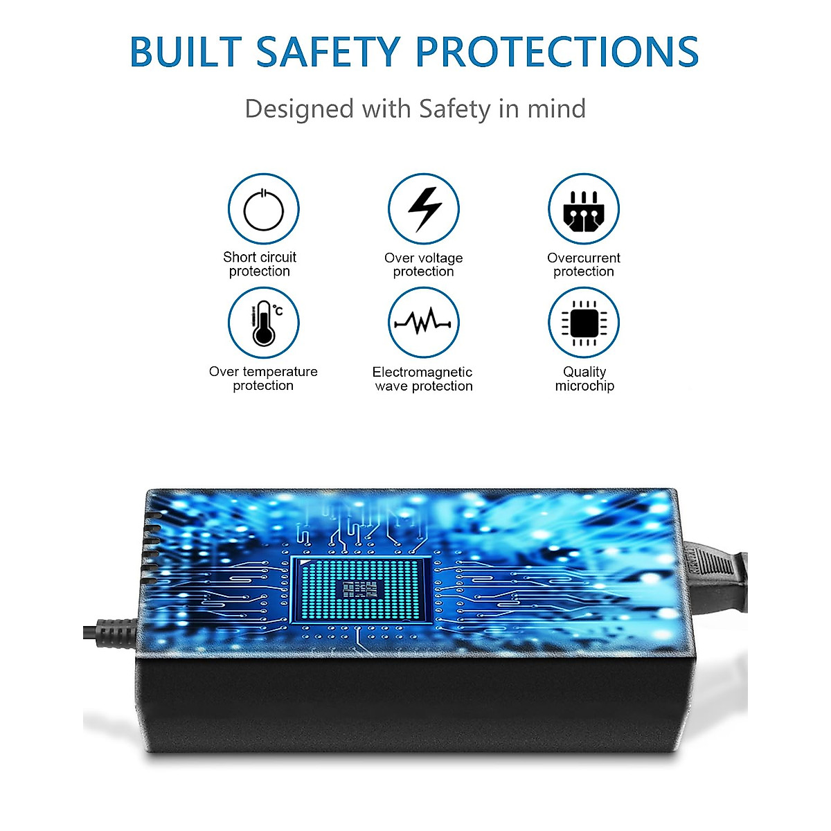 SHNITPWR 12V 3A 36W AC DC Power Supply Adapter 100V~240V AC to DC 12 Volt 3 Amp Converter Transformer LED Driver with 5.5x2.5mm Plug for 5050 3528 LED Strip 3D Printer CCTV Security System LCD Monitor