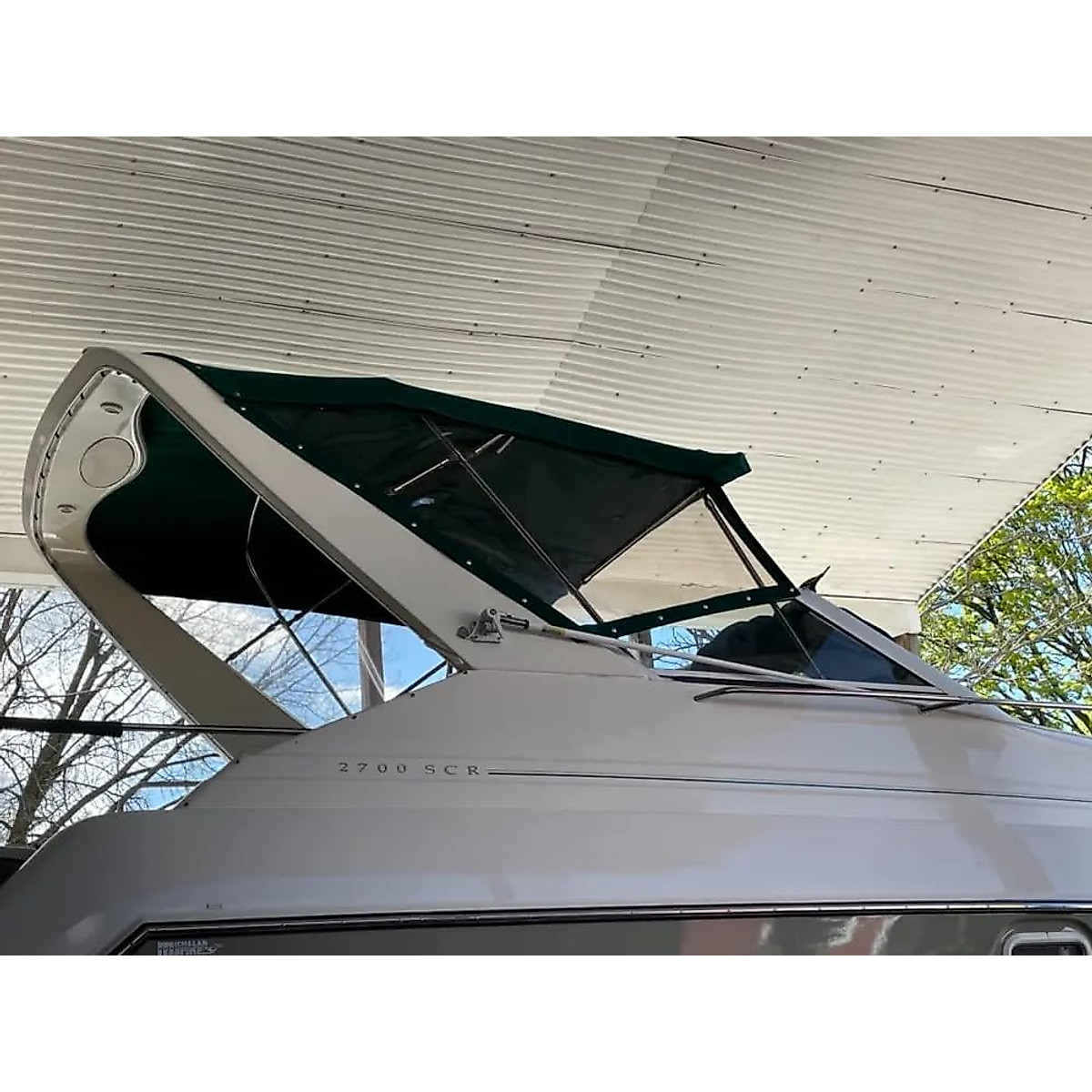 Metro Screenworks Clear Vinyl Roll (Partial) - Clear Marine Vinyl 4 Gauge Sheet - 54-in x 8 Yards - Double Polished Heavy Duty Plastic Sheeting for Windows, Boats, Greenhouse, & More