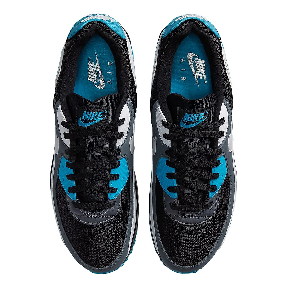 Nike Men's Running Shoe, Black Neutral Grey Dk Grey White Laser Blue MTLC Silver, 11