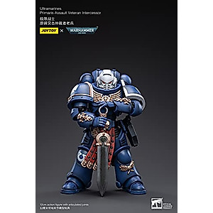 BLOOMAGE JOYTOY (BEIJING) TECH Warhammer 40k: Ultramarines Primaris Assault Vet Intercessor 1:18 Scale Action Figure