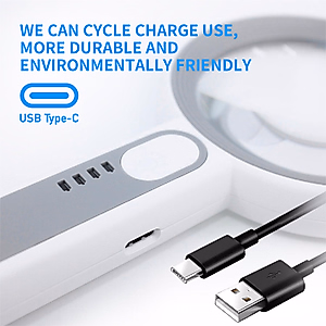 Magnifying Glass with Light, 12X 5X Handheld Magnifier with 18LED Light Have 3 Modes, Illuminated Lighted Magnifier for Reading, Inspection, Coins, Jewelry, Exploring