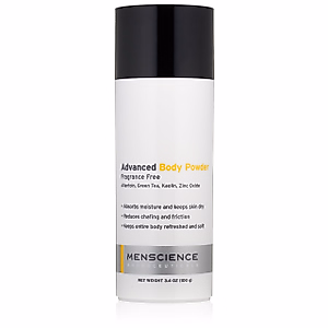 MenScience Androceuticals Advanced Body Powder, 3.4 oz