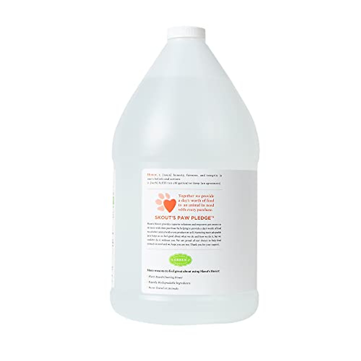 SKOUT'S HONOR: Professional Strength Stain and Odor Remover - Deodorize and Clean Pet Stains, Dog Crates, Carpets, Furniture and Other Water-Safe Surfaces - Laundry Safe - 128 fl oz