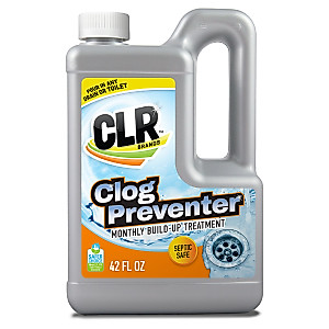 CLR Clear Pipes & Drains Clog Remover and Cleaner, For Shower, Sink, Toilet, Garbage Disposal, 42 Ounce Bottle