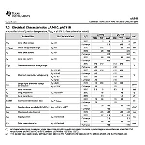 Texas Instruments (( 6 Pieces )) UA741CP IC OPAMP GP 1MHZ SGL LP 8DIP 741 UA741, IC OPAMP GP 1MHZ 8DIP, Linear - Amplifiers - Instrumentation, OP Amps, Buffer Amps