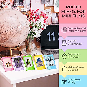 Fujifilm Instax Mini 11 Instant Camera + Instax Mini Twin Pack Film + Hanging Frames + Plastic Frames + Case + Close Up Filters - All Inclusive Bundle! (Charcoal Grey)
