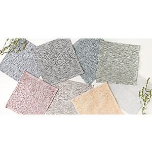 DII Recycled Cotton Kitchen Collection Absorbent Tonal Waffle, Navy, Dishcloth Set, 12x12, 6 Piece