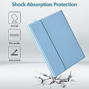 Keyboard Case for Surface Go 3 (2021)/ Surface Go 2 2020 / Surface Go 2018, Wireless Bluetooth Keyboard Cover for Microsoft Surface Go 3 Go 2 10.5 inch/Surface Go 10 inch