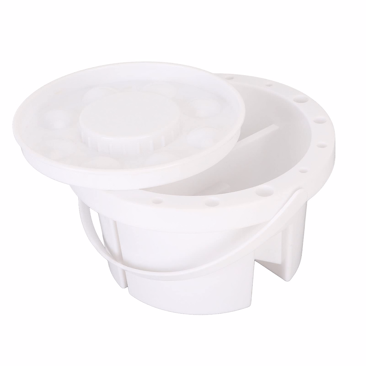 Paint Brush Washer, Multi Purpose Portable Handle Plastic Collapsible Painting Water Cup for Travel