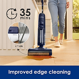 Tineco Floor ONE S5 Blue & Replacement HEPA Assembly & Brush Roller & 280ml Solution Set, Cordless Wet Dry Vacuum Cleaner and Mop