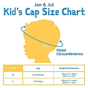 JAN & JUL Kids Baseball Cap for Girl, Pink Cotton Hat (Watermelon, 2-12 Years)