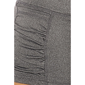 ShoSho Womens High Waist Biker Shorts Tummy Control Butt Sculpting Athleisure Bottoms Compression Shorts W/Phone Pockets Solid Black Medium